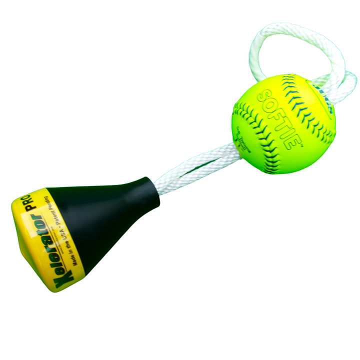 The Xelerator Fastpitch Softball Pitching Trainer